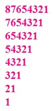 C program to reverse triangle number patterns using while loop - Codeforcoding