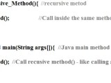 Recursion In Java Programming Language Codeforcoding