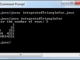 Java Program To Integrated Triangle Patterns Using For Loop Codeforcoding