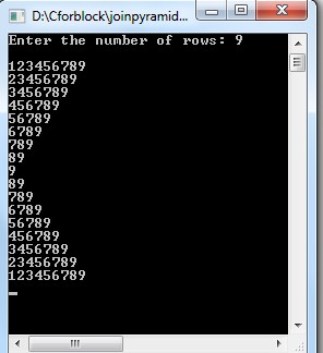 C++ Program to display integrated pyramid number pattern using while ...