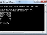 Program To Display Integrated Pyramid Number Pattern In Java Using