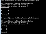 Program To Print Hollow Rectangle And Square Star Pattern Codeforcoding