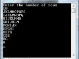 C Code To Alphabet Triangle Pattern Using Do While Loop Codeforcoding