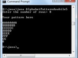 Alphabet Triangle Pattern Using Do While Loop In Java Codeforcoding