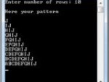 C Program To Alphabet Triangle Pattern Using Do While Loop