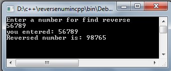 C++ program to reverse a number using loops - Codeforcoding