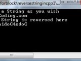 C Program To Create Reverse Of A String Using Loops Codeforcoding