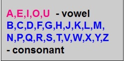Java program to check Vowel or consonant using switch case statements - Codeforcoding