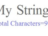 Java Program Count The Total Number Of Characters Including Space In