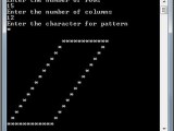 C Program To Print Parallelogram Star Pattern Using For Loop