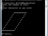 Rhombus And Hollow Rhombus Star Pattern In Java Using For Loop