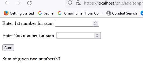 PHP Adding Two Numbers - PHP program - Codeforcoding