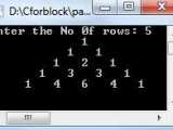 C Program To Print Pascal Triangle Codeforcoding