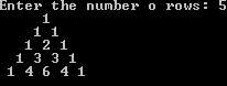 C code to Generate Pascal's triangle using 2 D array - Codeforcoding