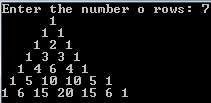 C code to Generate Pascal's triangle using 2 D array - Codeforcoding