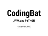 Codebc Codingbat