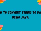 How To Convert String To Date Using To Java