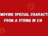 Remove Special Characters From String C