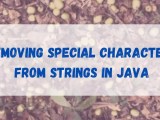 Remove Special Characters From String Java