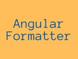 Angular Formatter Online