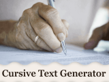 Cursive Text Generator Online