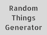 Random Things Generator Online