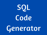 Sql Code Generator Online