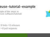 Fsfe Reuse Tutorial Example An Example Of The Steps In Https Reuse