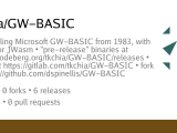 Tkchia Gw Basic Assembling Microsoft Gw Basic From 1983 With Masm Or