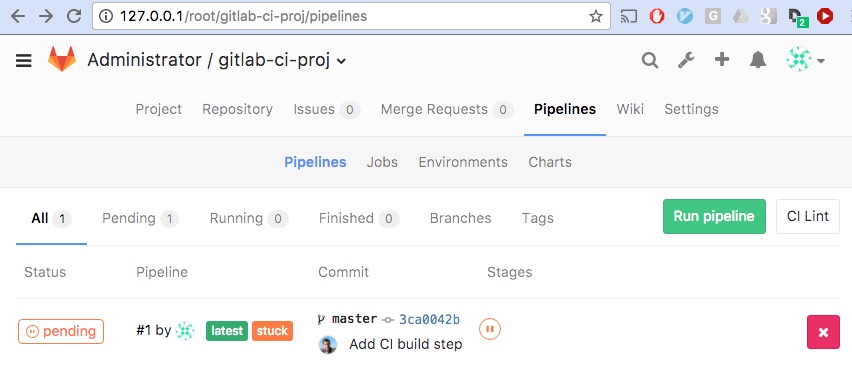Gitlab Pipelines Stuck Dots And Brackets Code Blog