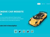 Build Responsive Car Website Using Html Css Javascript