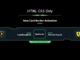 How To Create Border Animation Using Html Css Only