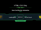 How To Create Border Animation Using Html Css Only