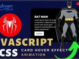 Create Responsive Card Hover Effects Using Html Css Only
