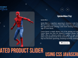 Responsive Image Card Slider With Text Animation Using Html Css And