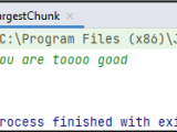 Write A Java Program To Find Length Of The Largest Chunk In A String