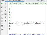 Write A Java Program To Remove Elements From The Array Codebun