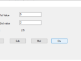 Visual Basic Program For Addition Subtraction Multiplication And