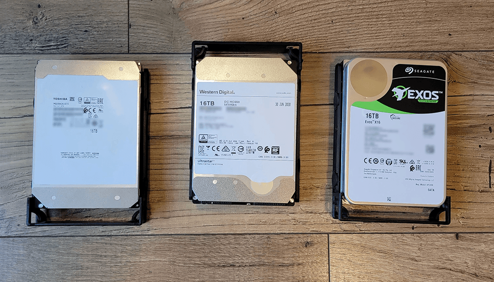 16TB Showdown - WD HC550 vs Seagate EXOS 16 vs Toshiba MG08 - Code Calamity