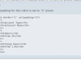 5 Ways To Get Your Table Padding Working