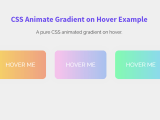 Css Animate Gradient Color On Hover Codeconvey