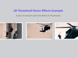 3d Thumbnail Hover Effects In Css And Js Codeconvey