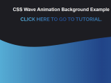 Css Wave Animation Background With Svg Codeconvey
