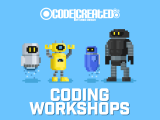 Code Created Coding Workshops Youtube Thumbnail Code Created
