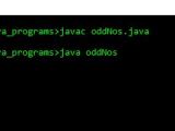 Java Program To Find Odd Numbers Of First N Terms Codedost