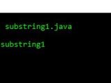 Java Program For String Method Substring Int Codedost