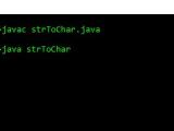 Java Program To Convert A String To A Character Array Using Tochararray