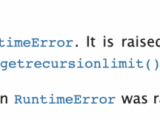 Fix Python Recursionerror Maximum Recursion Depth Exceeded