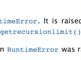 Fix Python Recursionerror Maximum Recursion Depth Exceeded