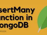 Mongodb Insertmany Method Insert Multiple Documents Using Shell
